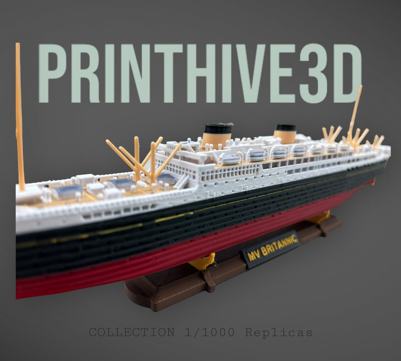 12” MV Britannic Replica – PrintHive3d