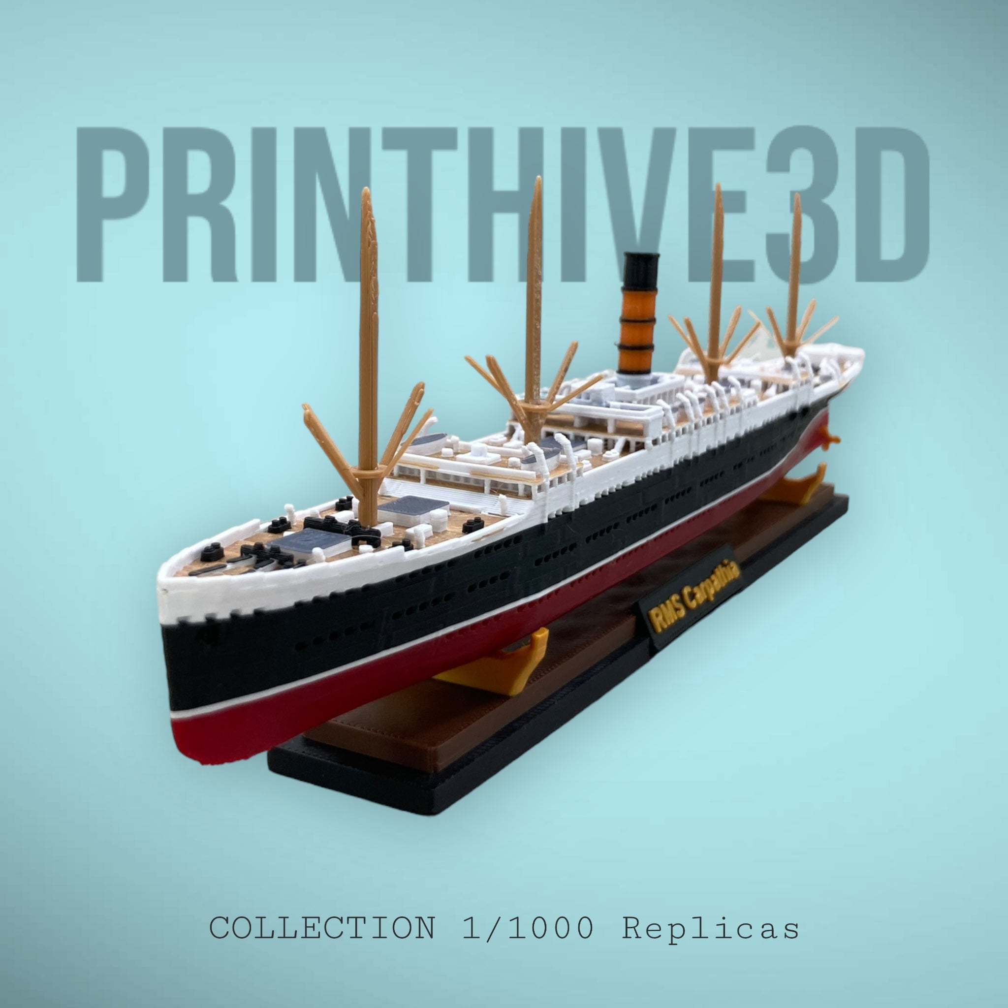 Detailed RMS Carpathia Replica – PrintHive3d
