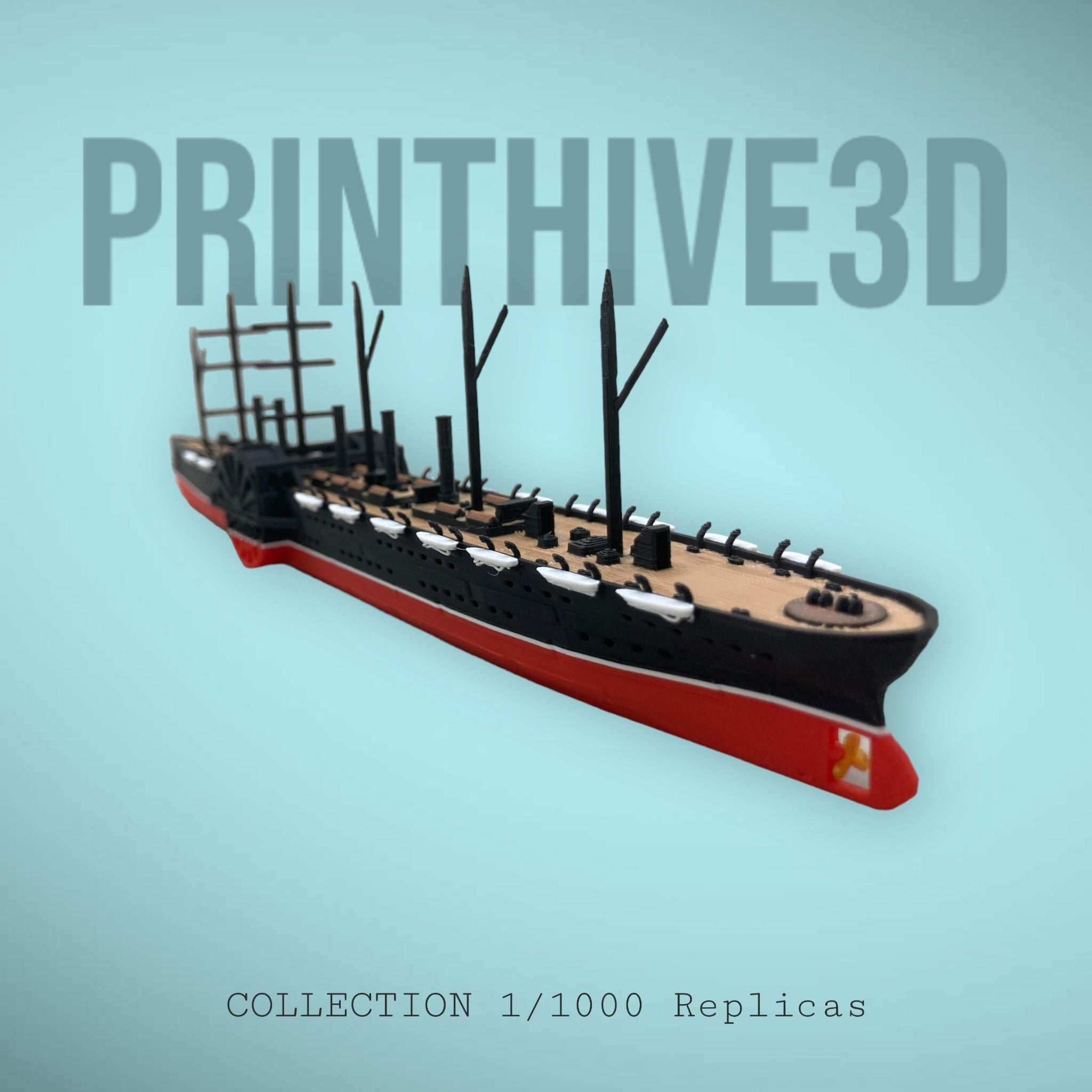 12" SS Great Eastern Replica – PrintHive3d