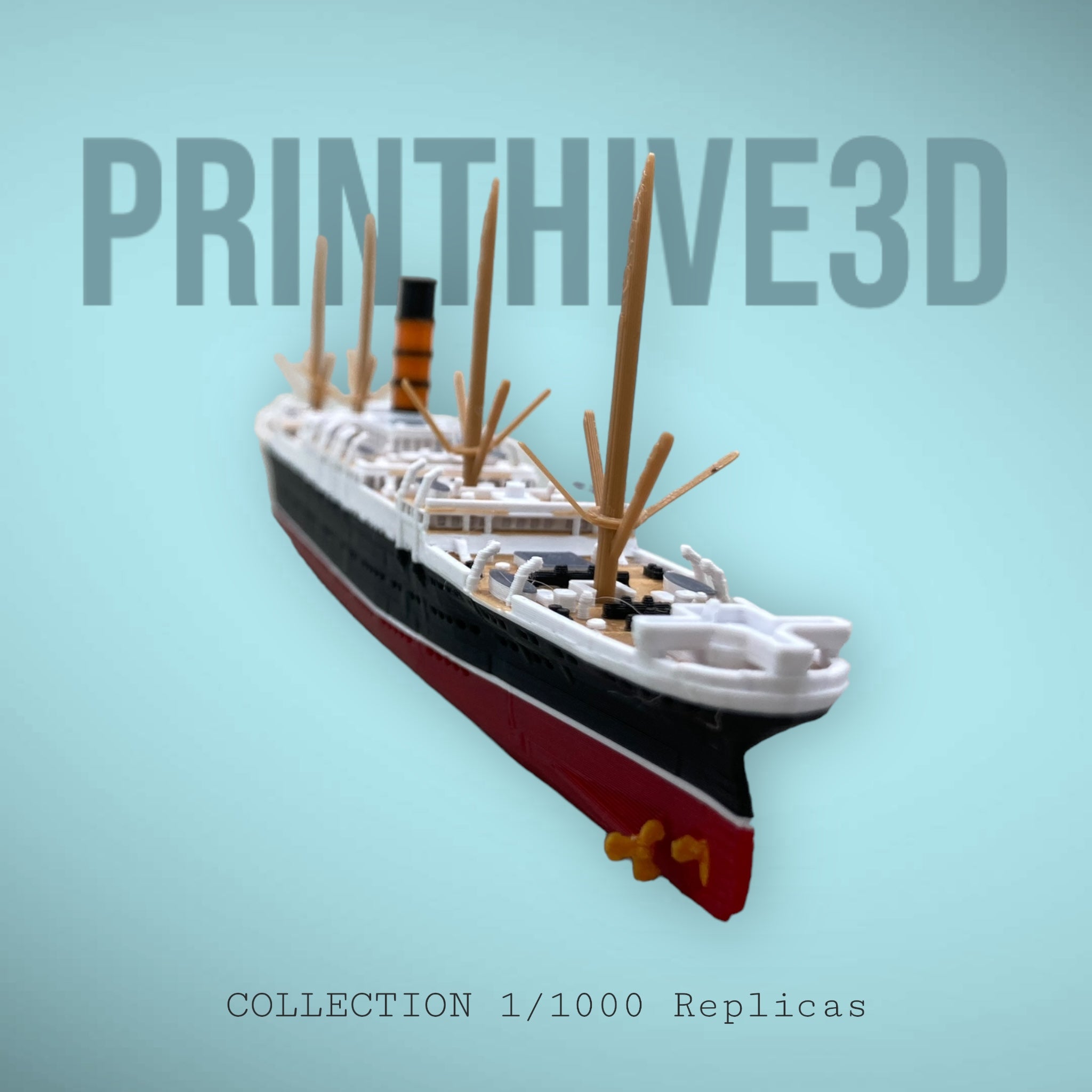 12" RMS Titanic and Carpathia Replica Bundle – PrintHive3d