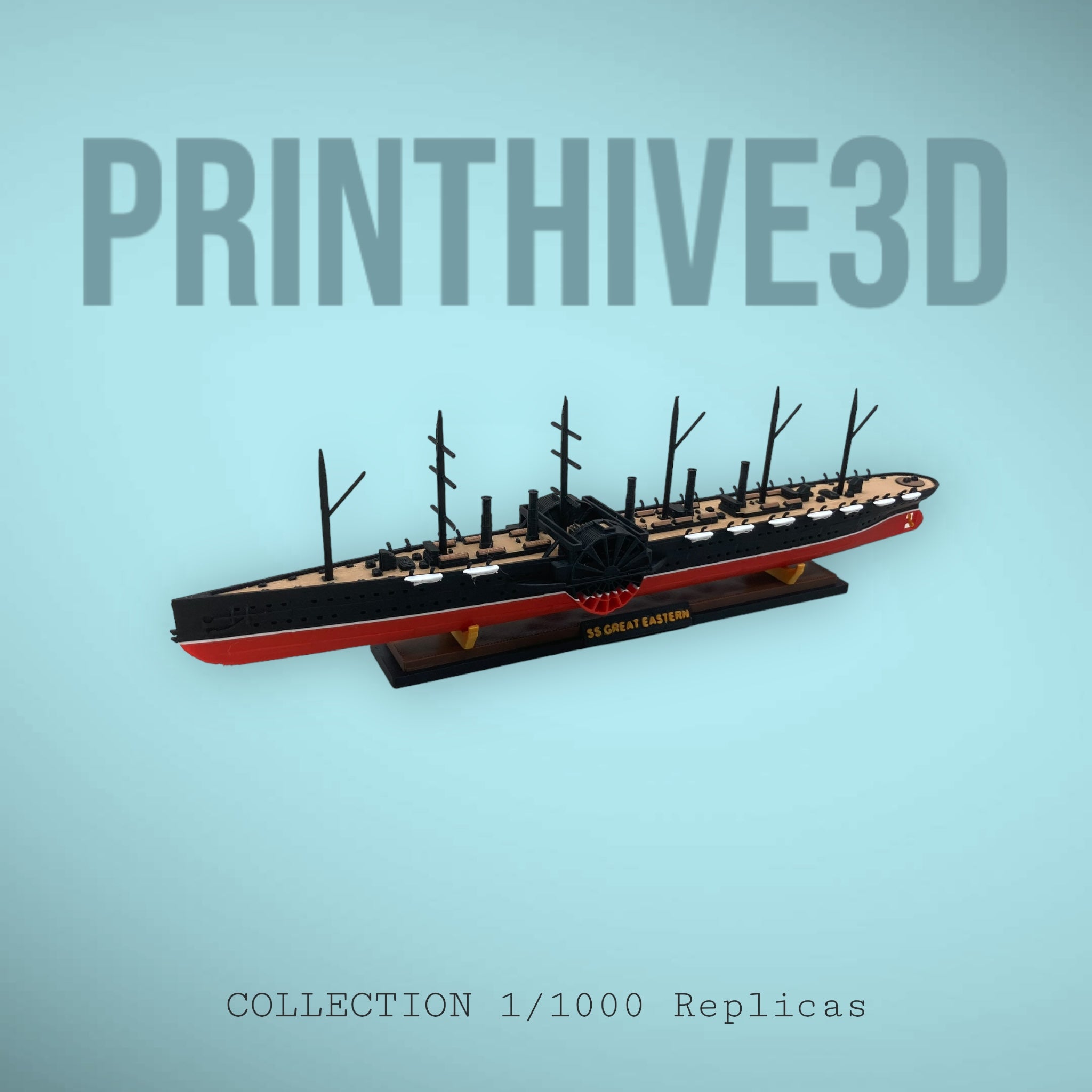 12" SS Great Eastern Replica – PrintHive3d