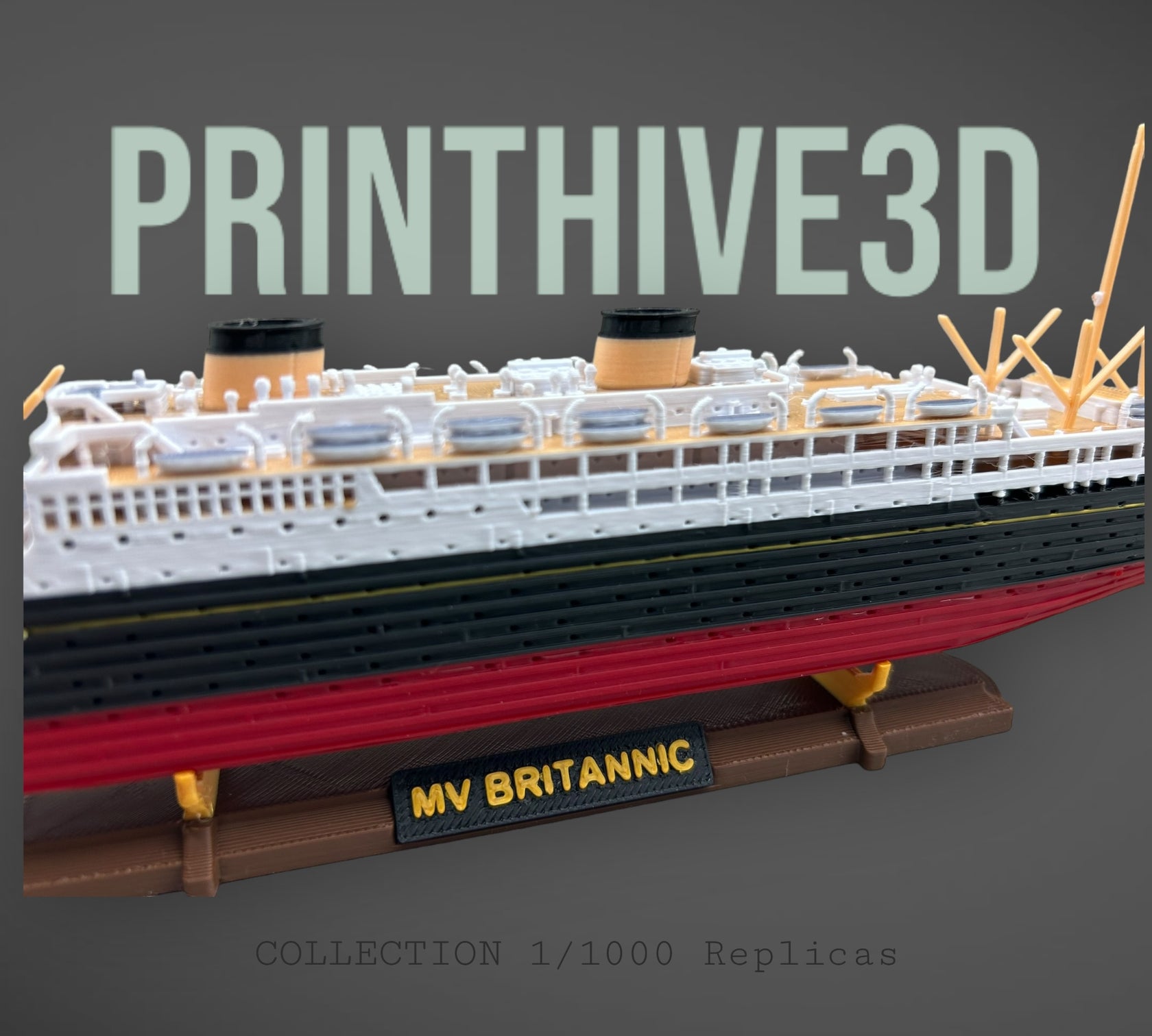 12” MV Britannic Replica – PrintHive3d