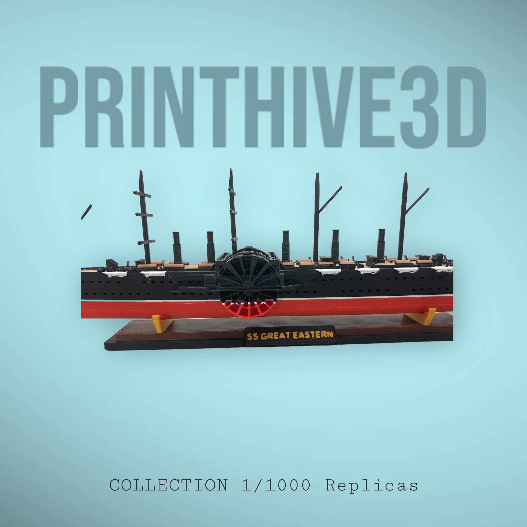 12" SS Great Eastern Replica – PrintHive3d