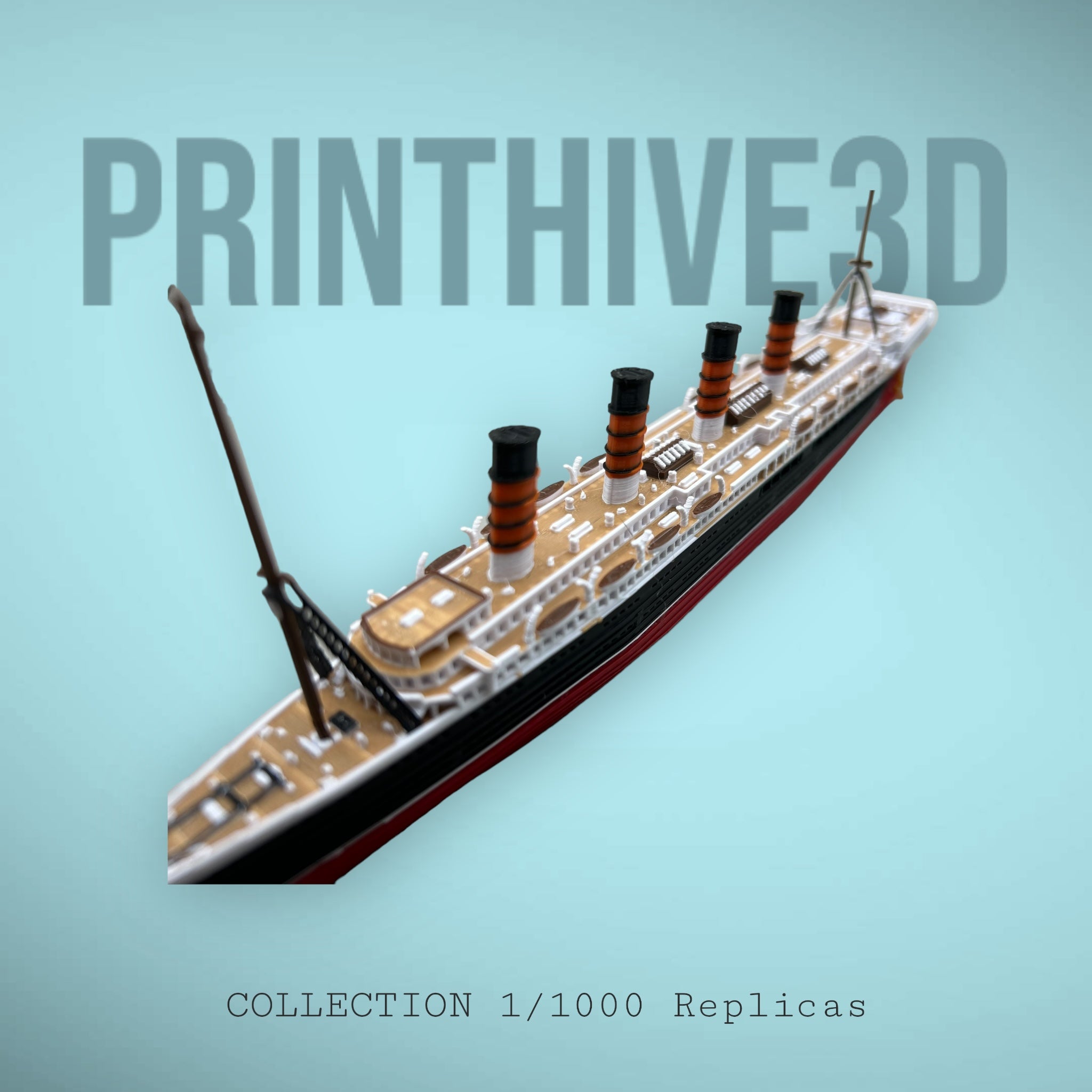 12" RMS Lusitania Replica – PrintHive3d