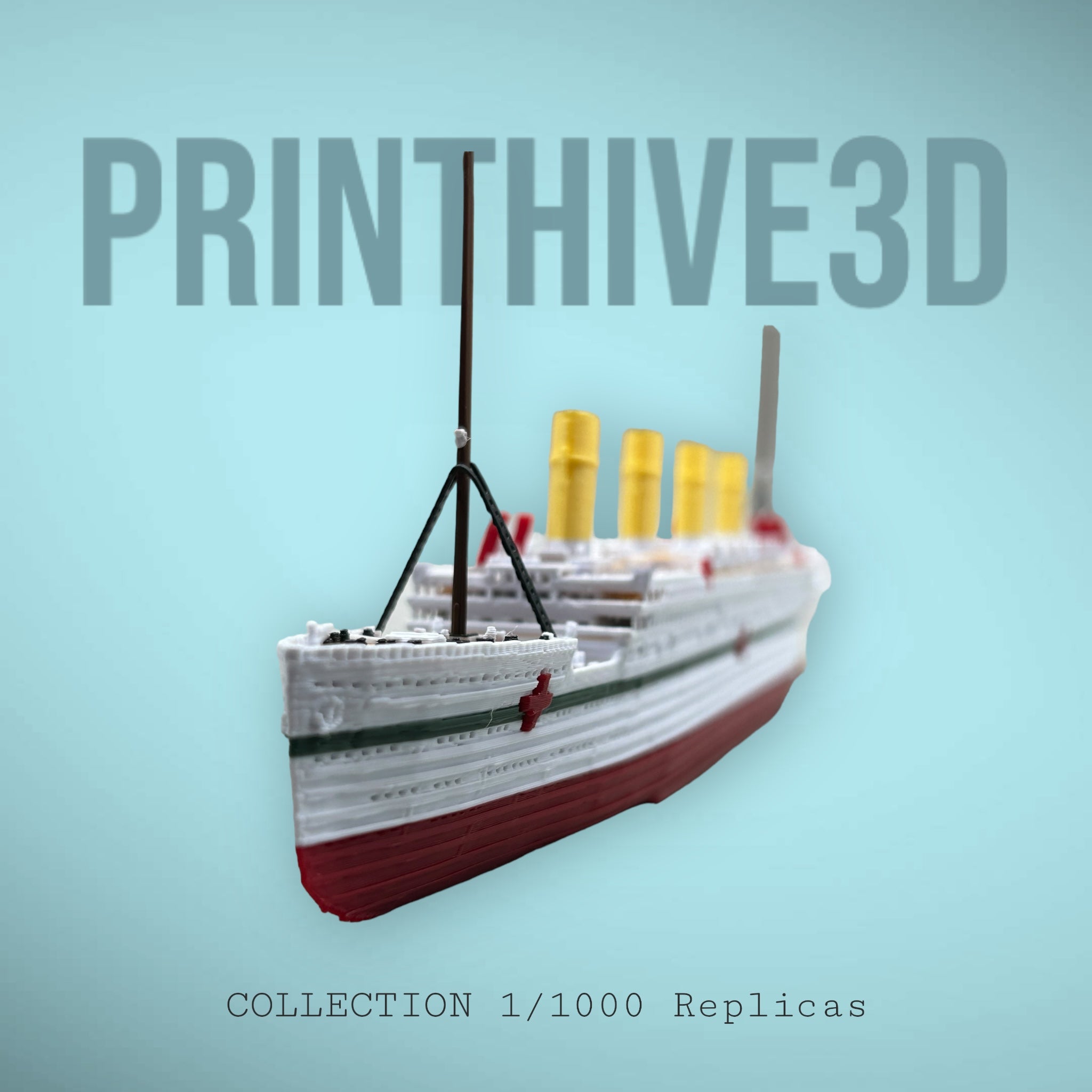 12” HMHS Britannic Replica – PrintHive3d