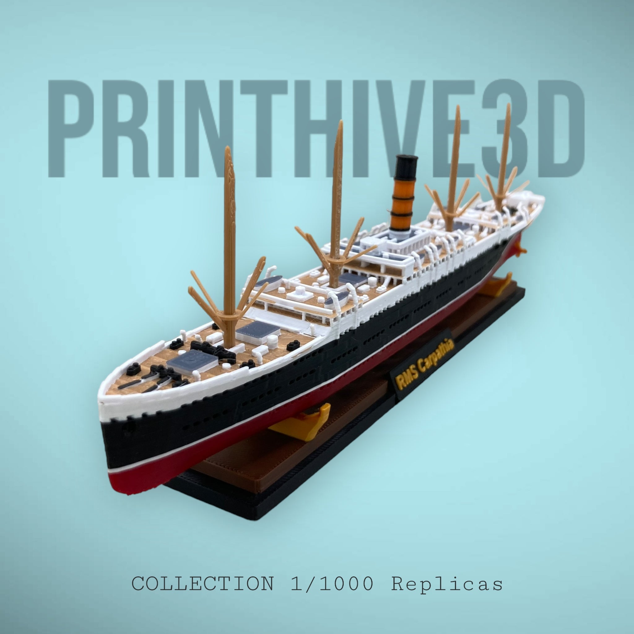Detailed RMS Carpathia Replica – PrintHive3d