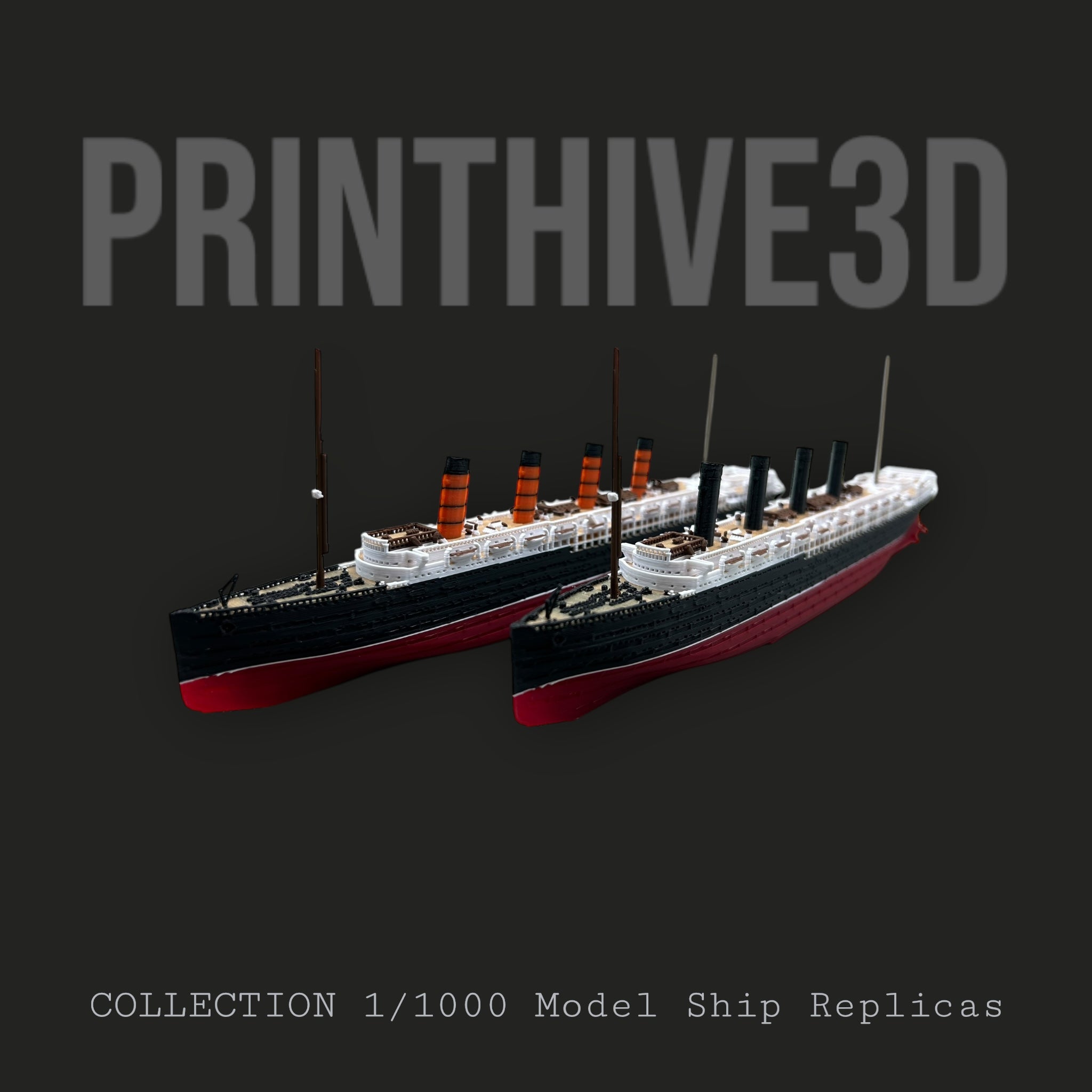 12" RMS Lusitania Wartime Replica – PrintHive3d