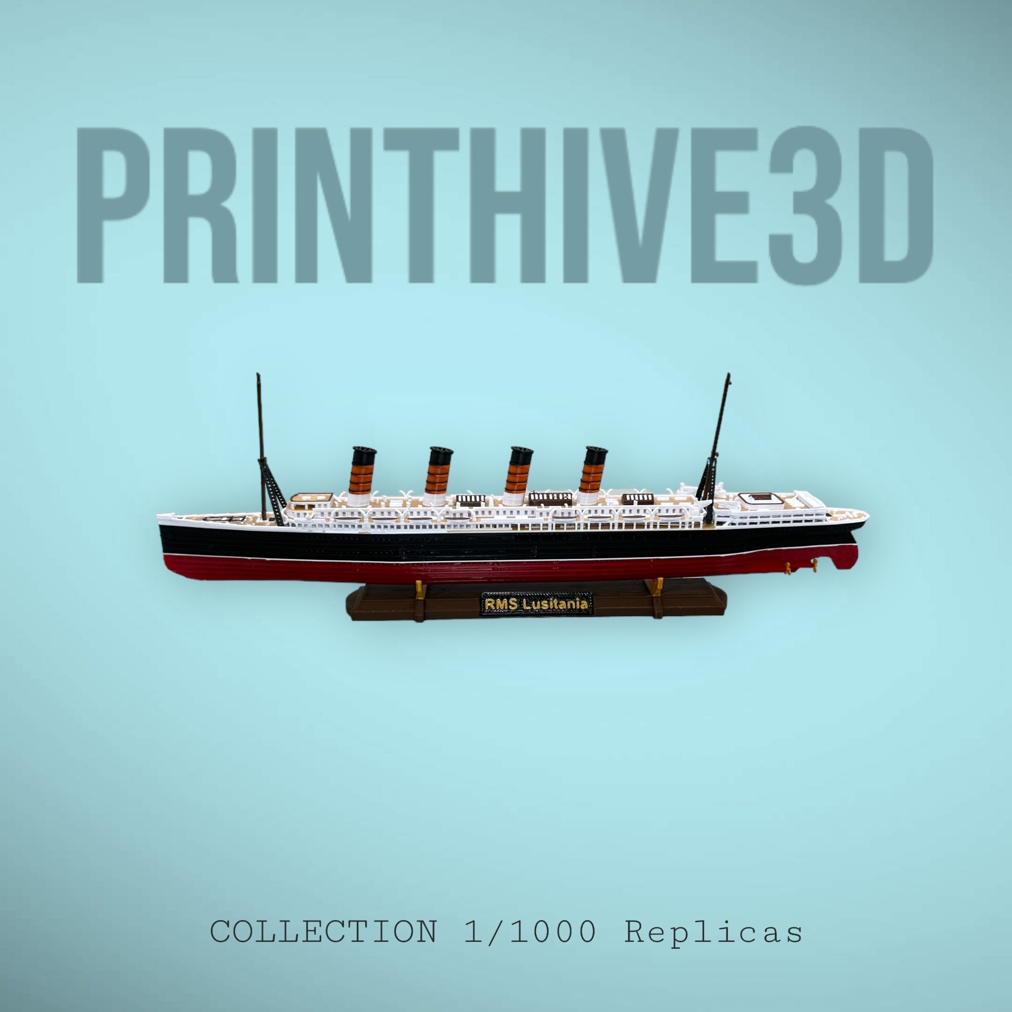 12" RMS Lusitania Replica – PrintHive3d