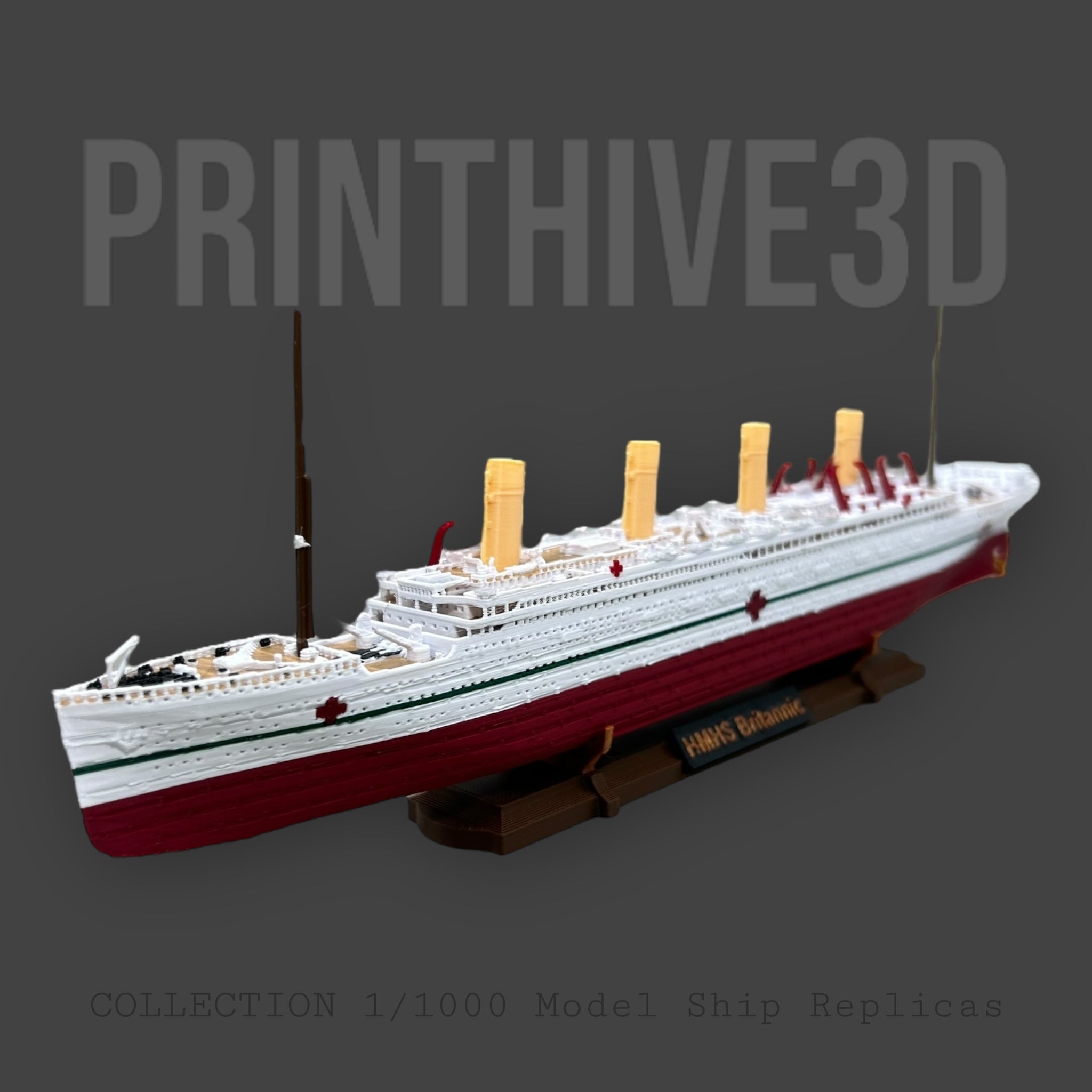 12” HMHS Britannic Replica – PrintHive3d