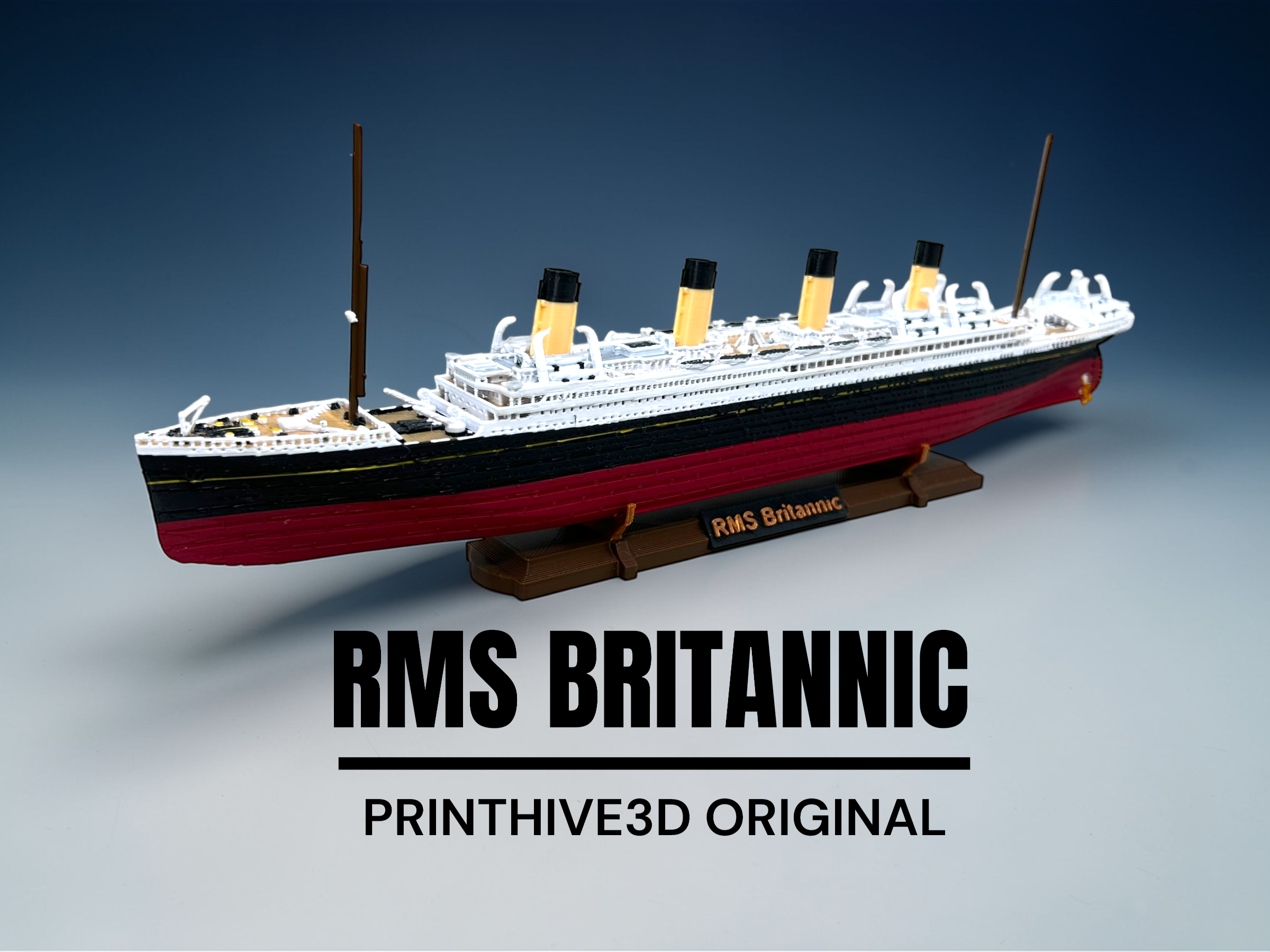 12” RMS Britannic Replica – PrintHive3d