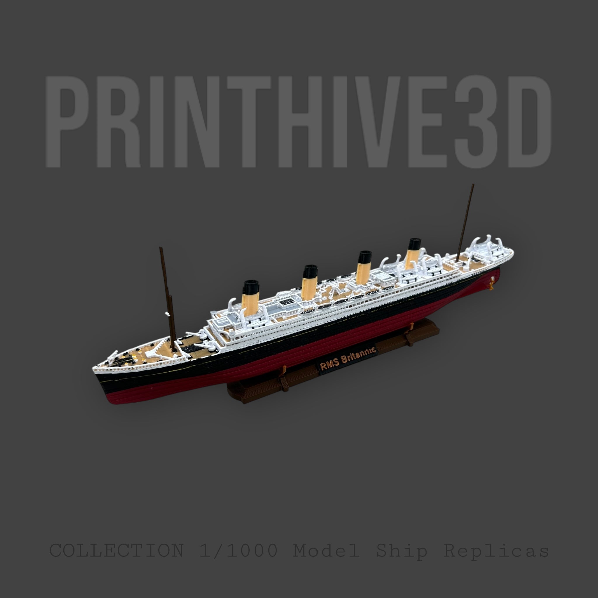 12” RMS Britannic Replica – PrintHive3d