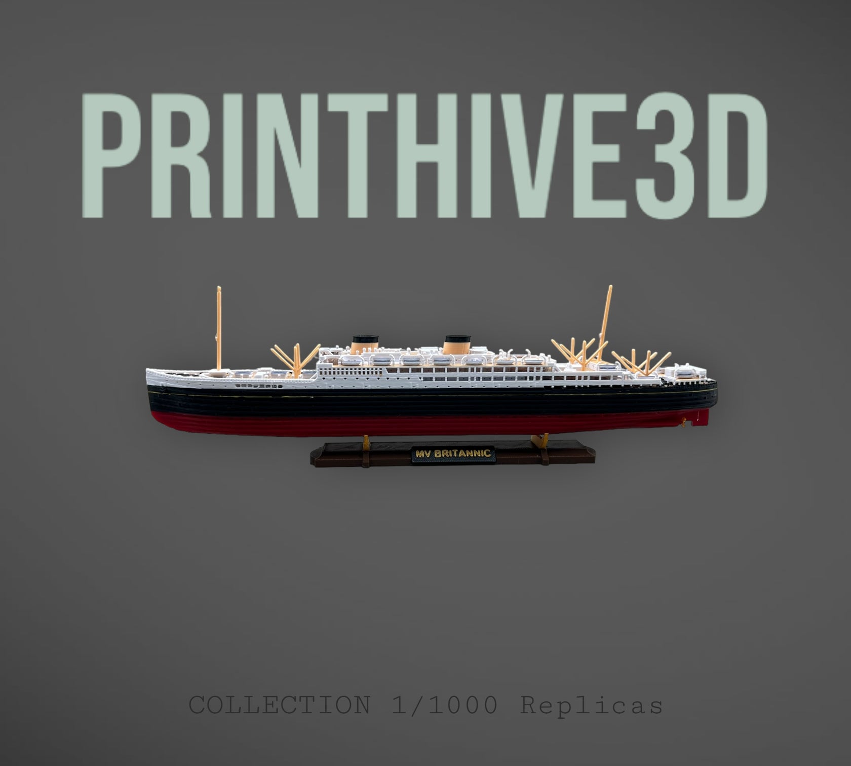 12” MV Britannic Replica – PrintHive3d