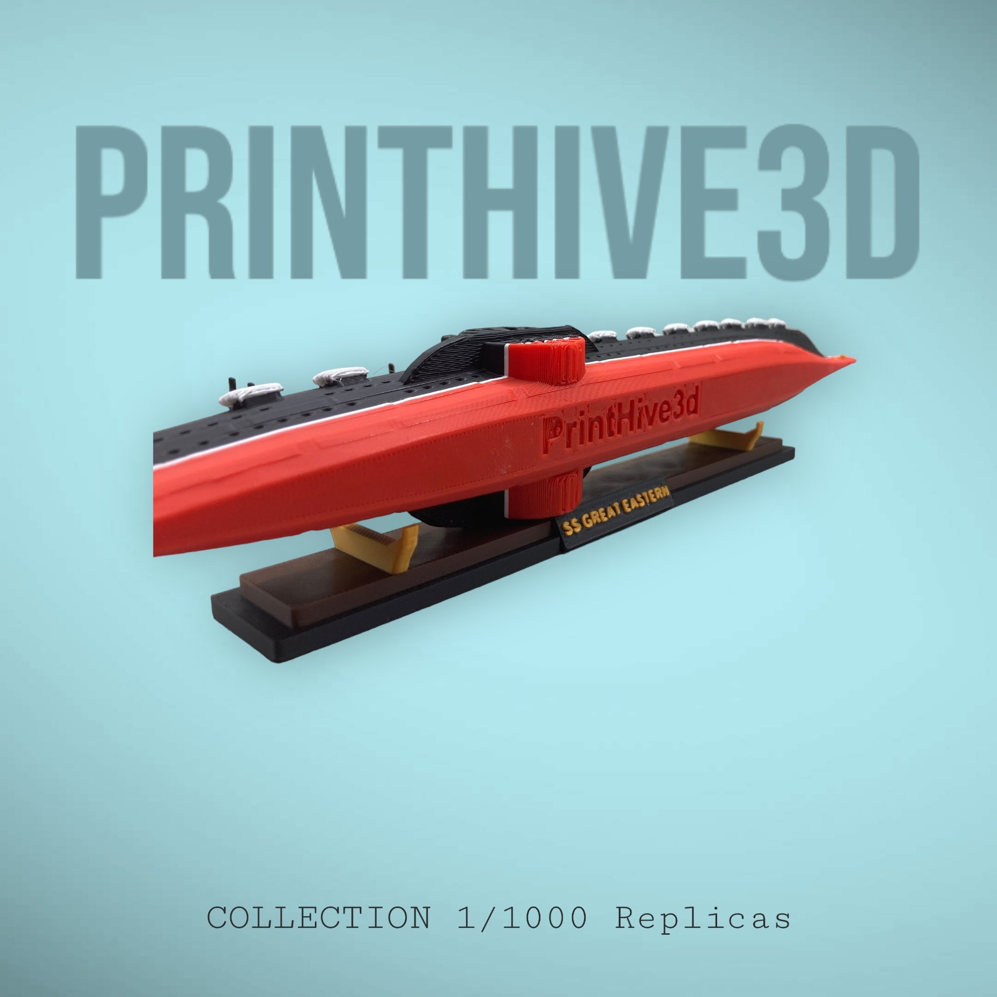 12" SS Great Eastern Replica – PrintHive3d