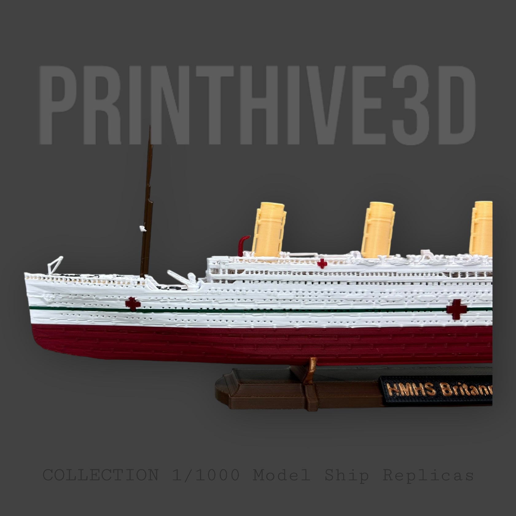 12” HMHS Britannic Replica – PrintHive3d