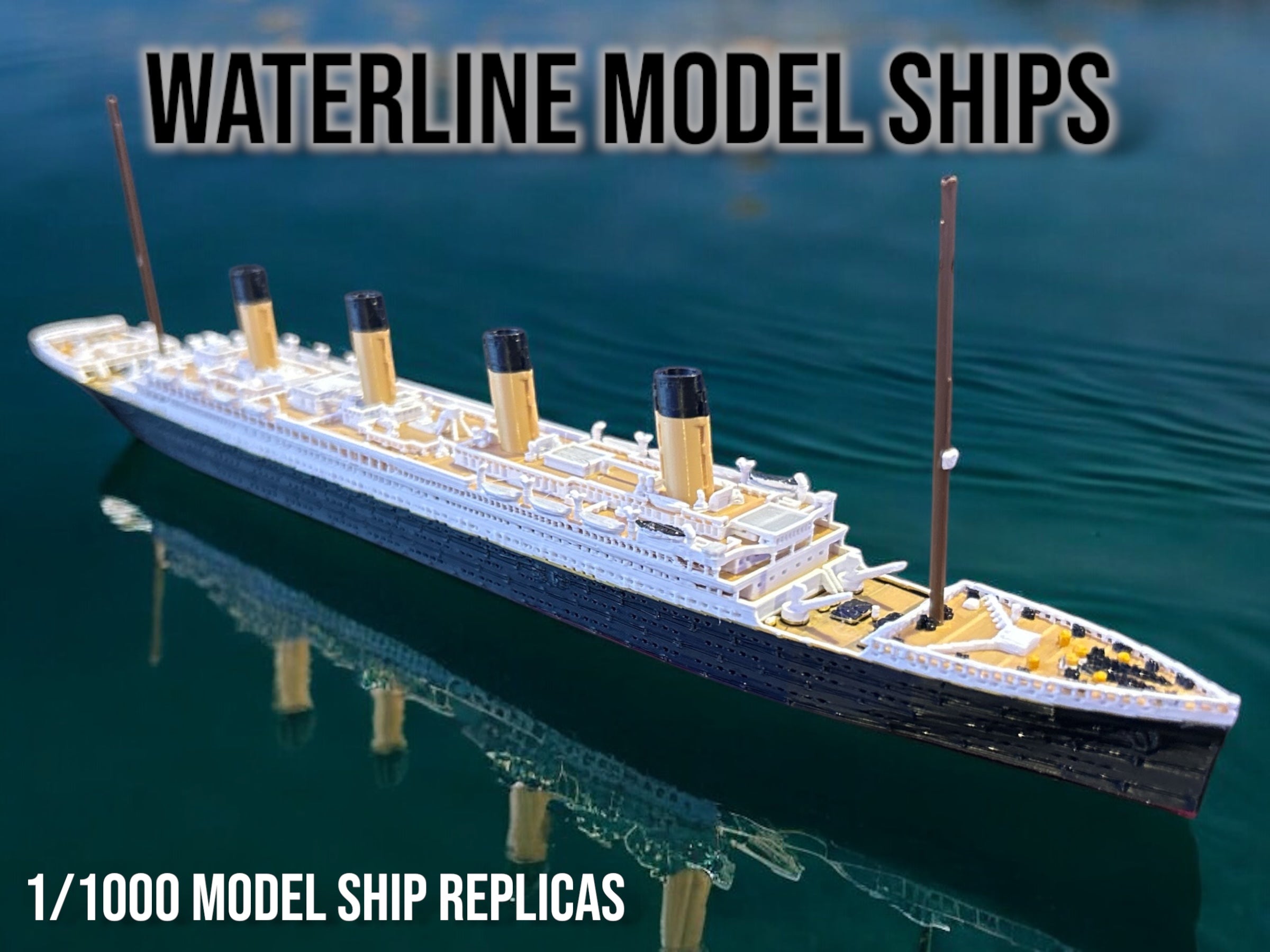 Waterline Model Ships – PrintHive3d