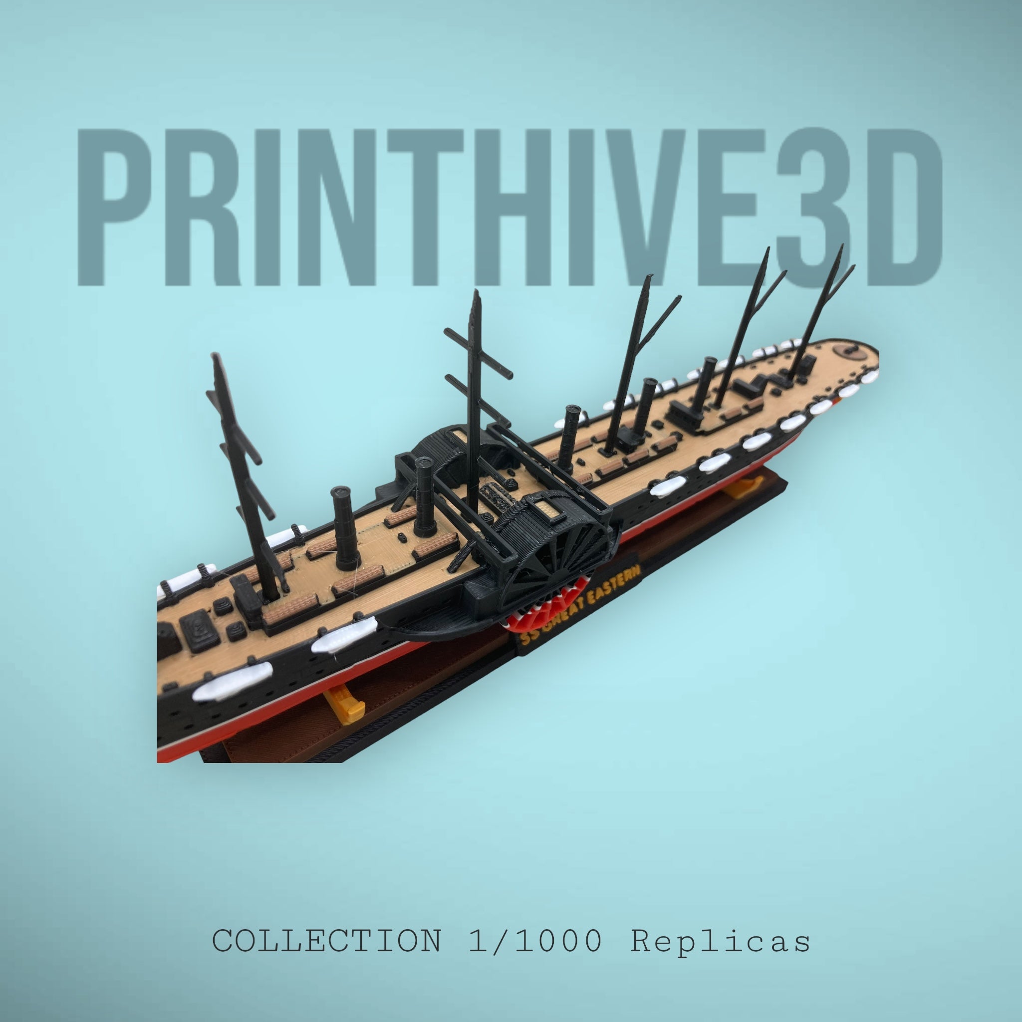 12" SS Great Eastern Replica – PrintHive3d