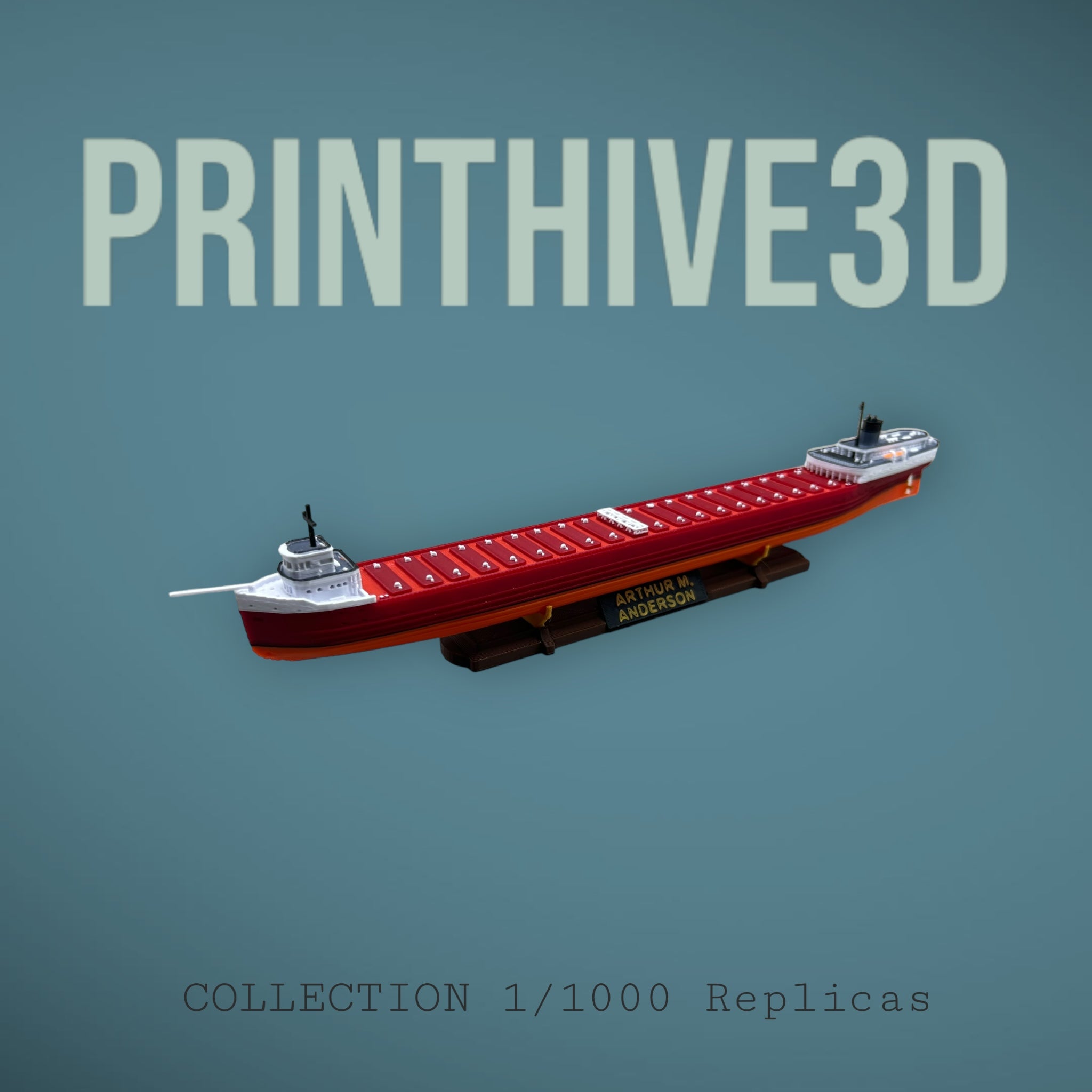 12" SS Arthur M. Anderson 1952 Replica – PrintHive3d