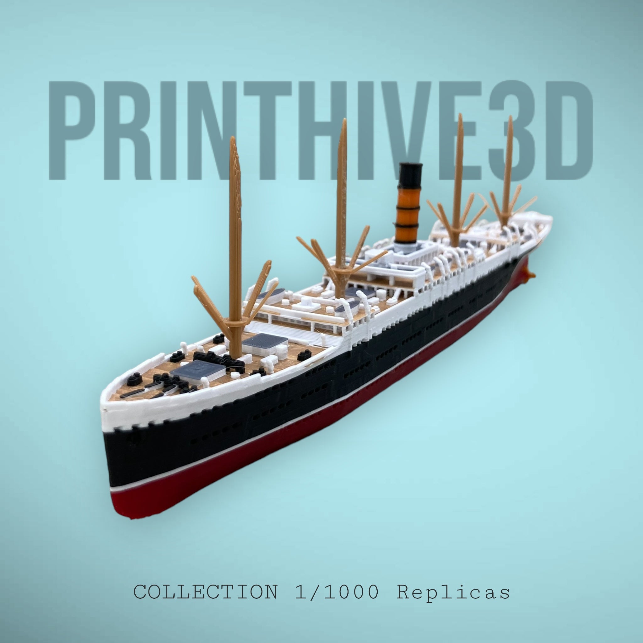 12" RMS Titanic and Carpathia Replica Bundle – PrintHive3d