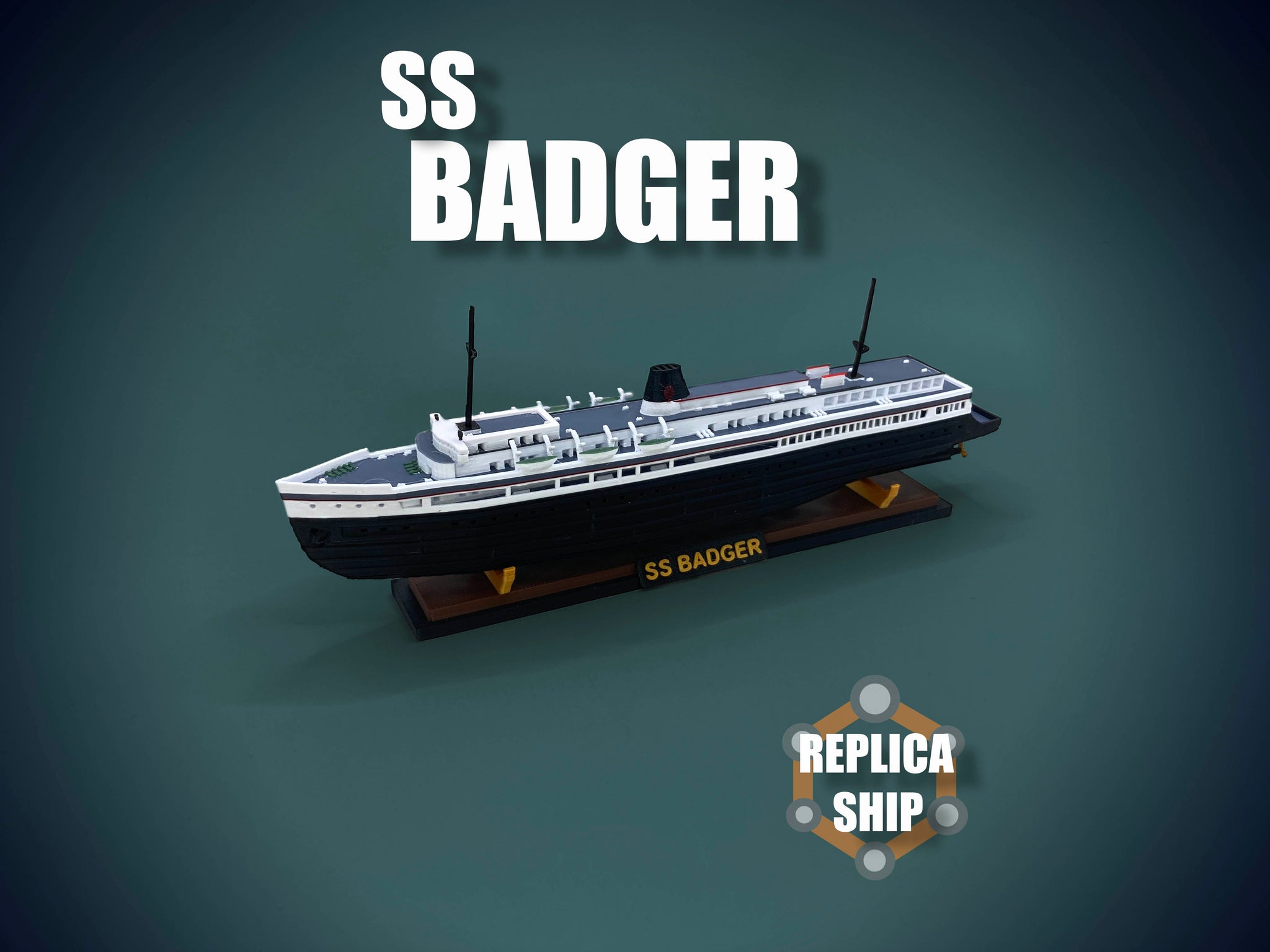Detailed SS Badger Replica – PrintHive3d
