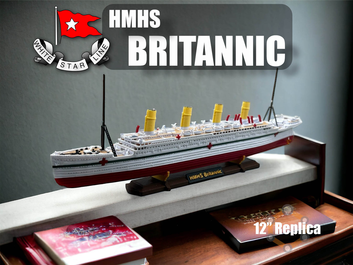 12” HMHS Britannic Replica – PrintHive3d