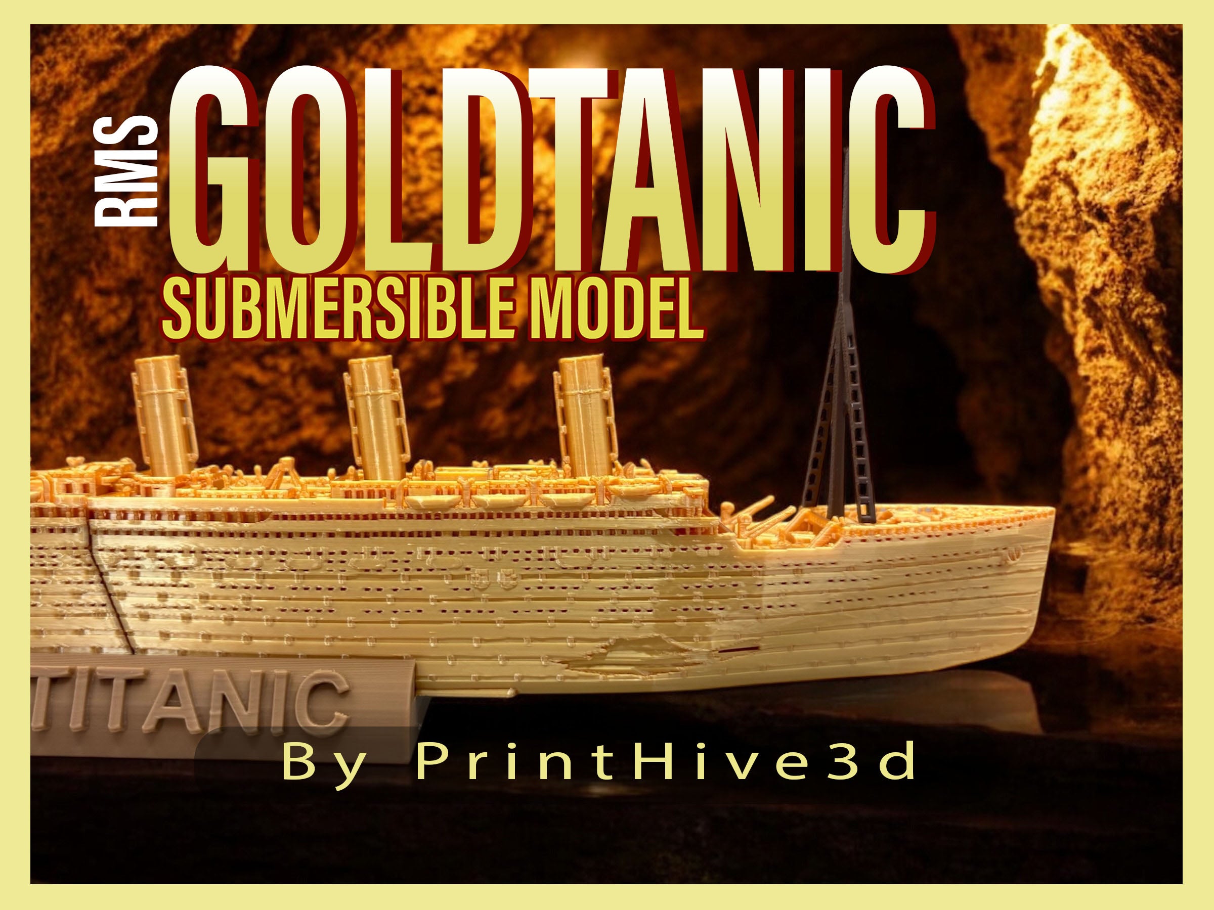 RMS Goldtanic Submersible Model, Educational Model, FLOATS & SINKS ...