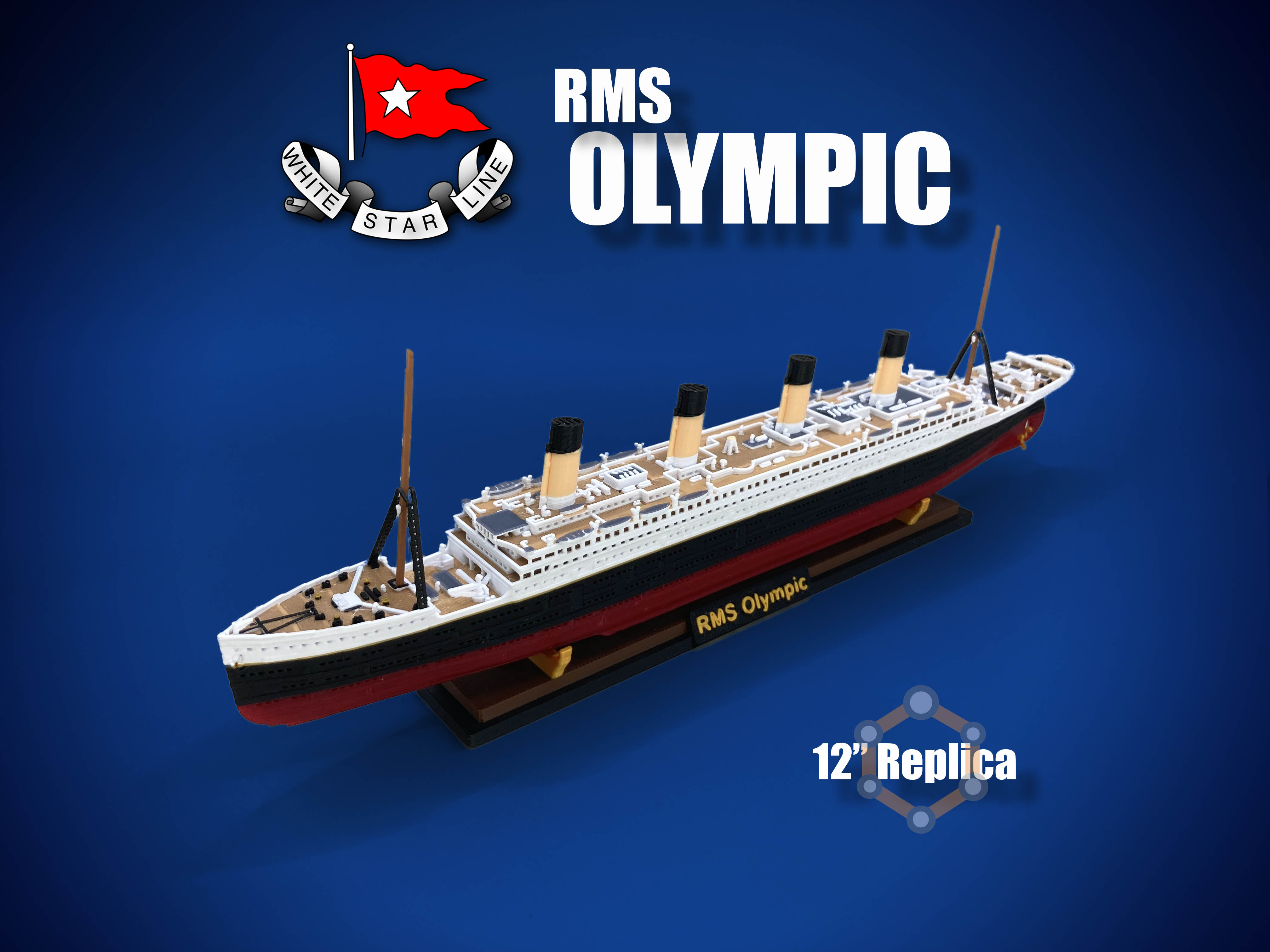 12" RMS Olympic Replica – PrintHive3d
