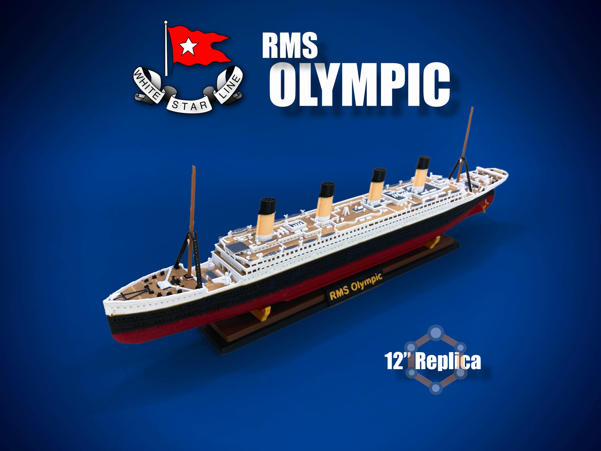 12" RMS Olympic Replica – PrintHive3d