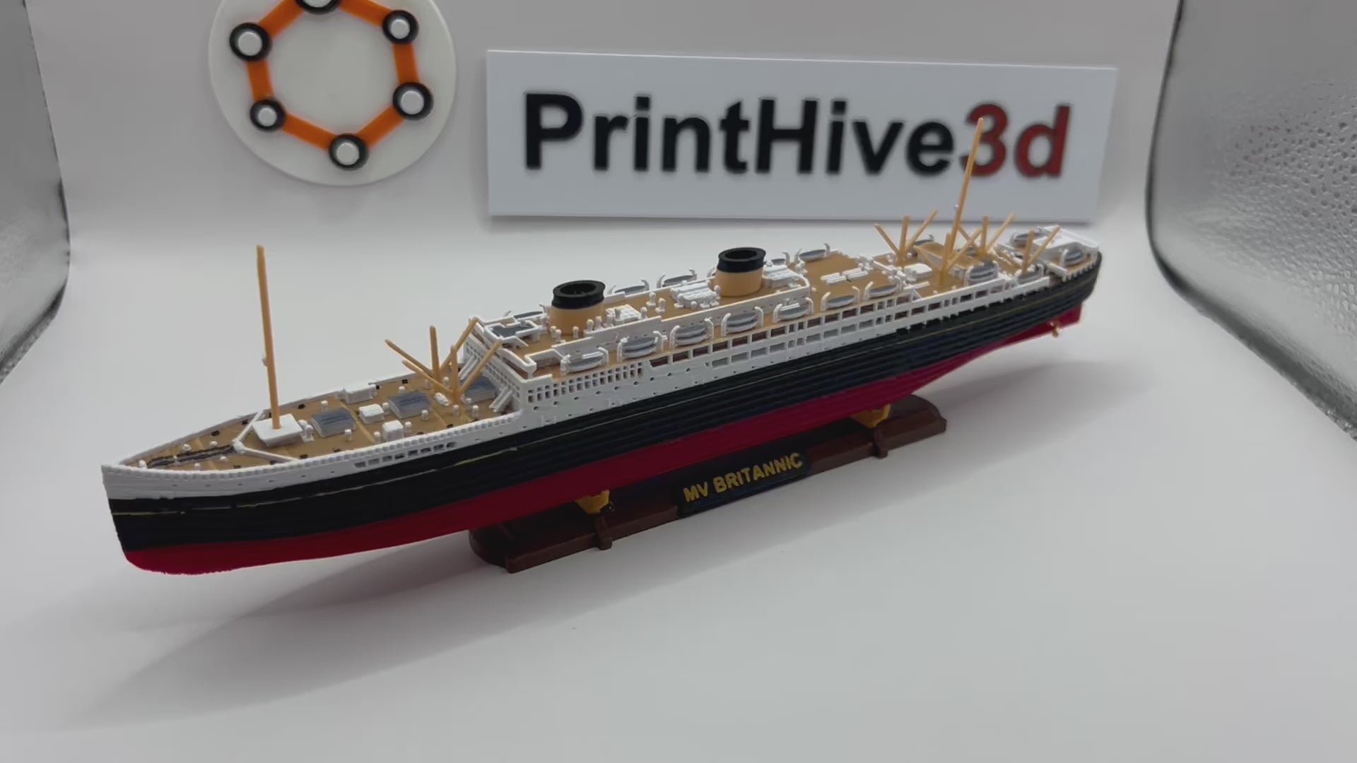 12” MV Britannic Replica – PrintHive3d