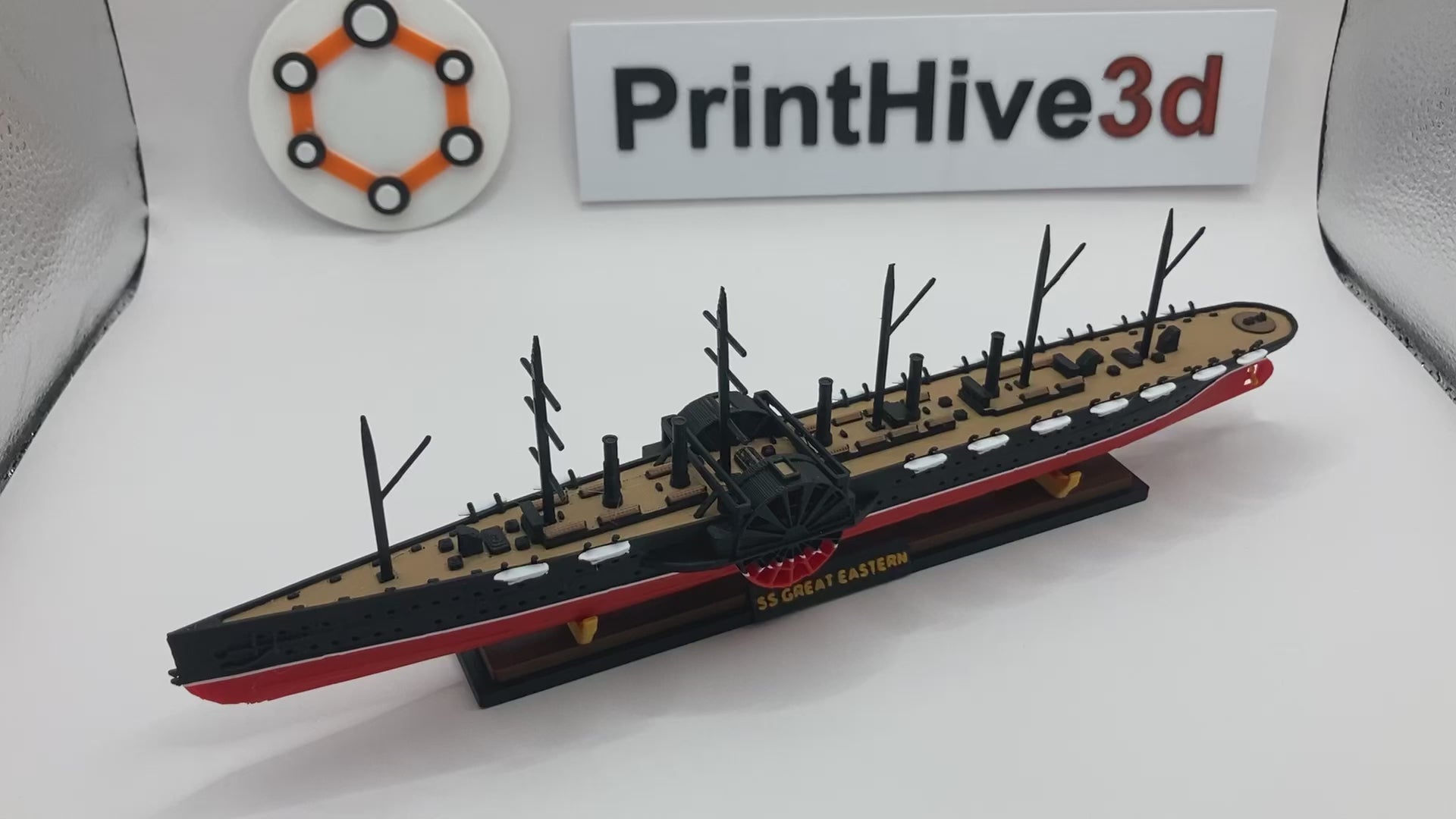 12" SS Great Eastern Replica – PrintHive3d
